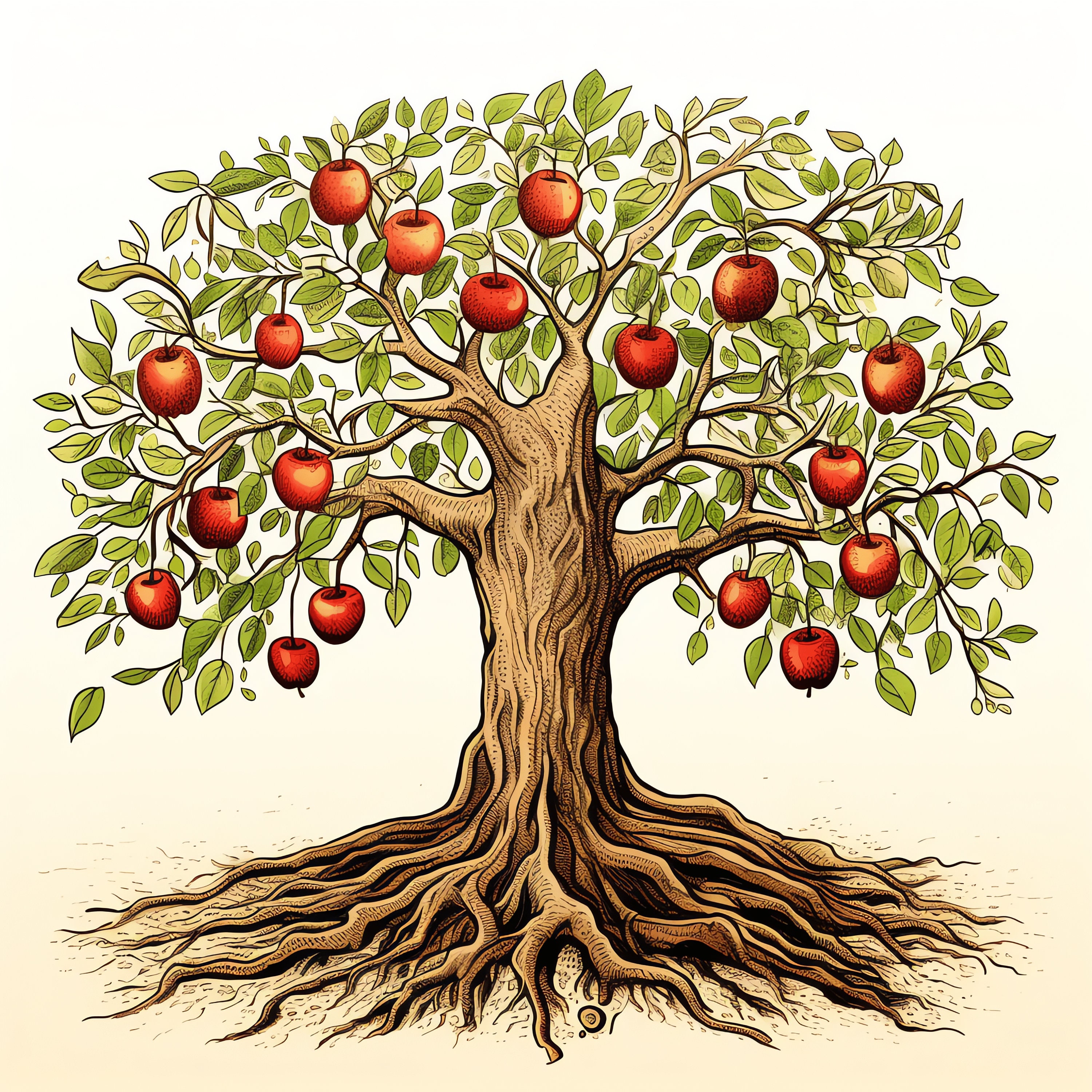 Renaissance Tree With Roots PNG Clipart Bundle 45 High Quality PNG ...