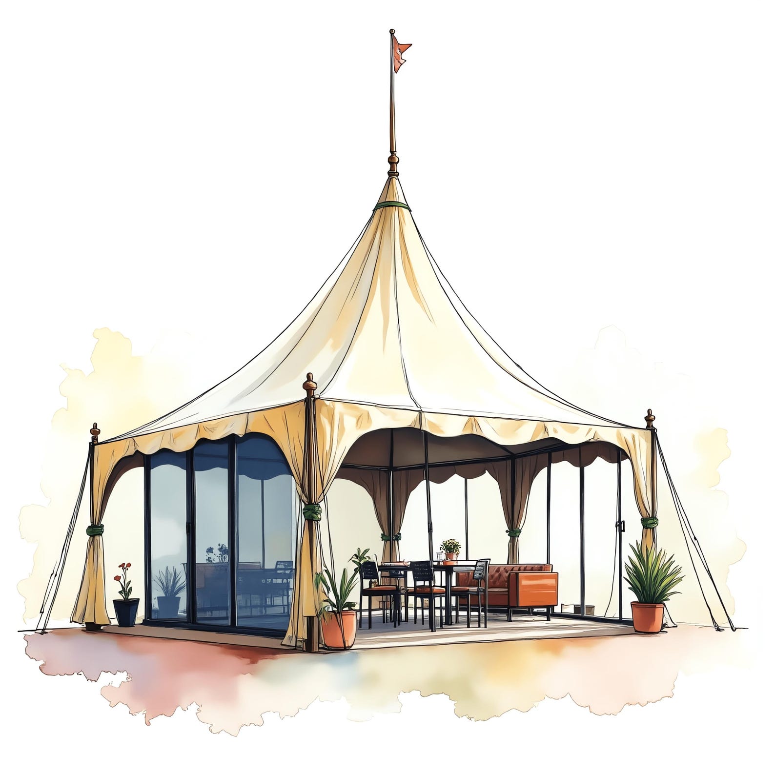 Camping Tent Clipart Bundle - 49 High Quality PNG - Instant Download ...