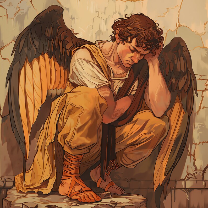 Fallen Angel PNG Clipart Bundle multiple Styles 44 High Quality PNG ...