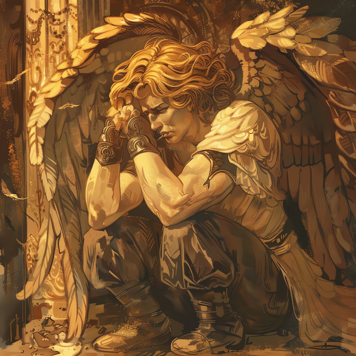 Fallen Angel PNG Clipart Bundle multiple Styles 44 High Quality PNG ...