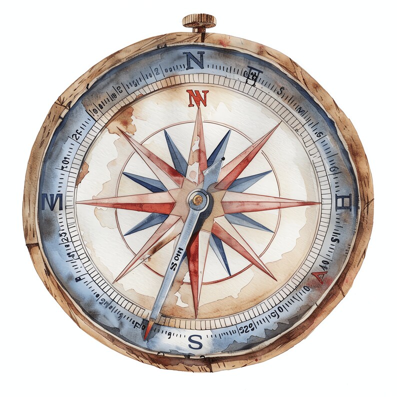 Fantasy Compass PNG Clipart Bundle 51 High Quality PNG Instant Download ...