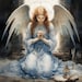 Victorian Angel Watercolor Bundle - 35 High Quality PNG - Instant ...