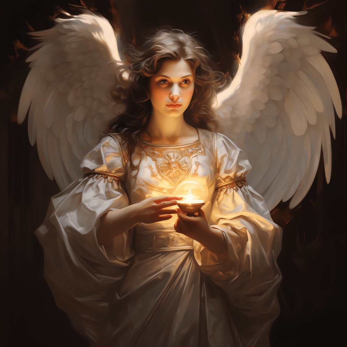 Glowing Angel PNG Clipart Bundle - 35 High Quality PNG - Instant ...