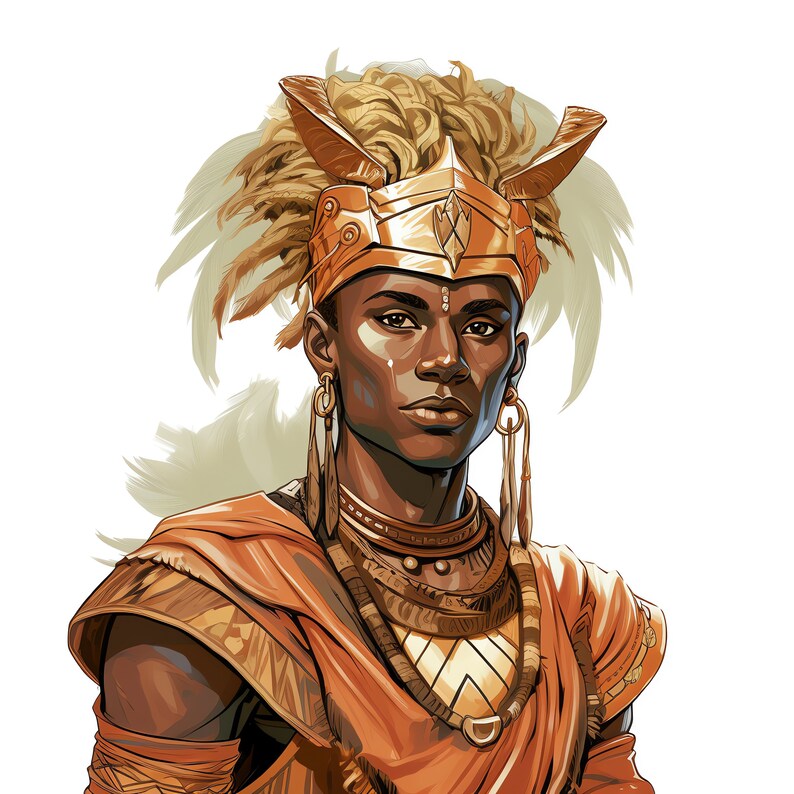 African Warrior Prince Clipart 45 High Quality Jpgs - Etsy