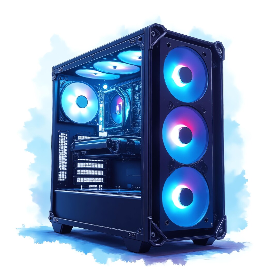 Gaming PC Clipart Bundle - 50 High Quality PNG - Instant Download ...