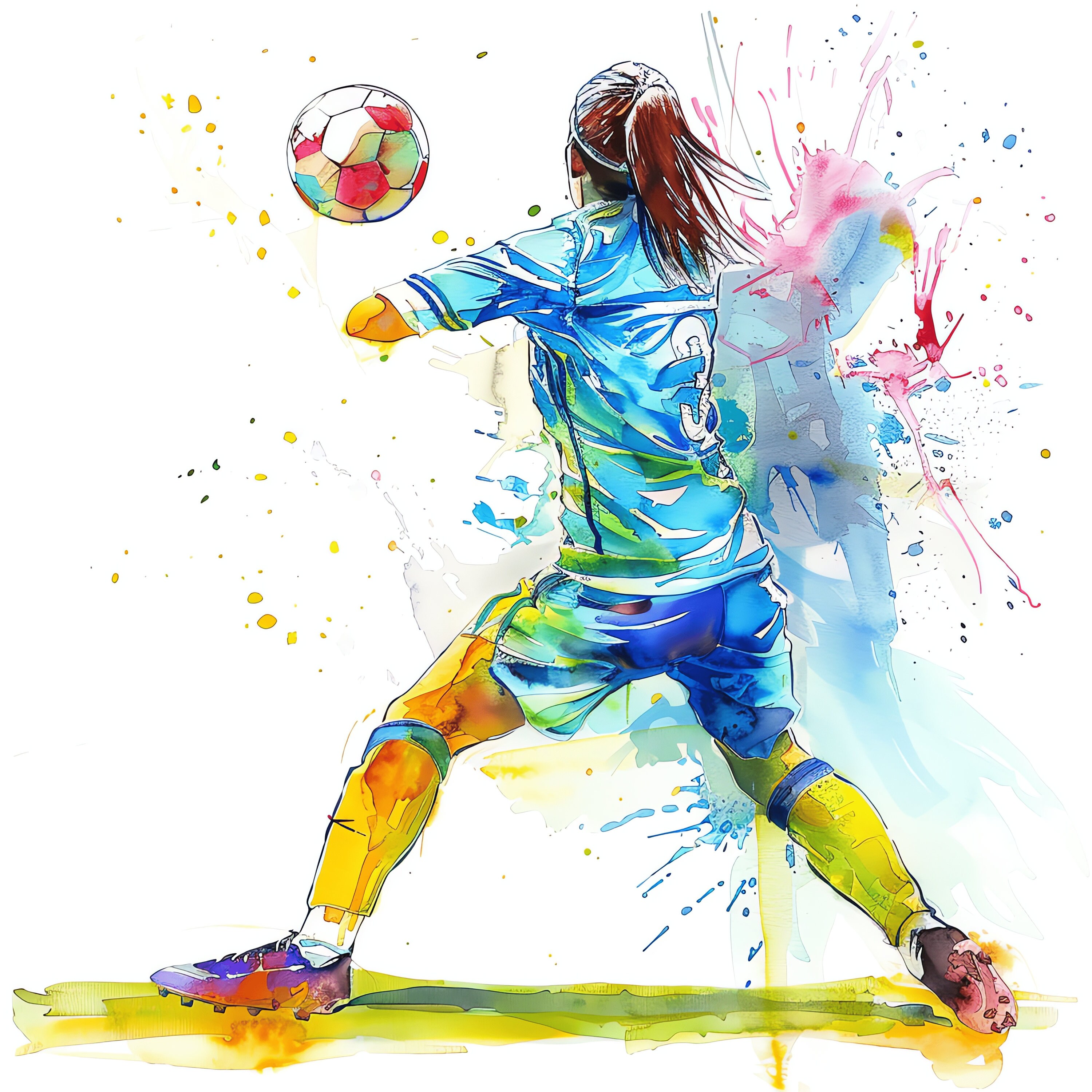 Soccer Girls PNG Clipart Bundle 45 High Quality PNG Instant Download ...