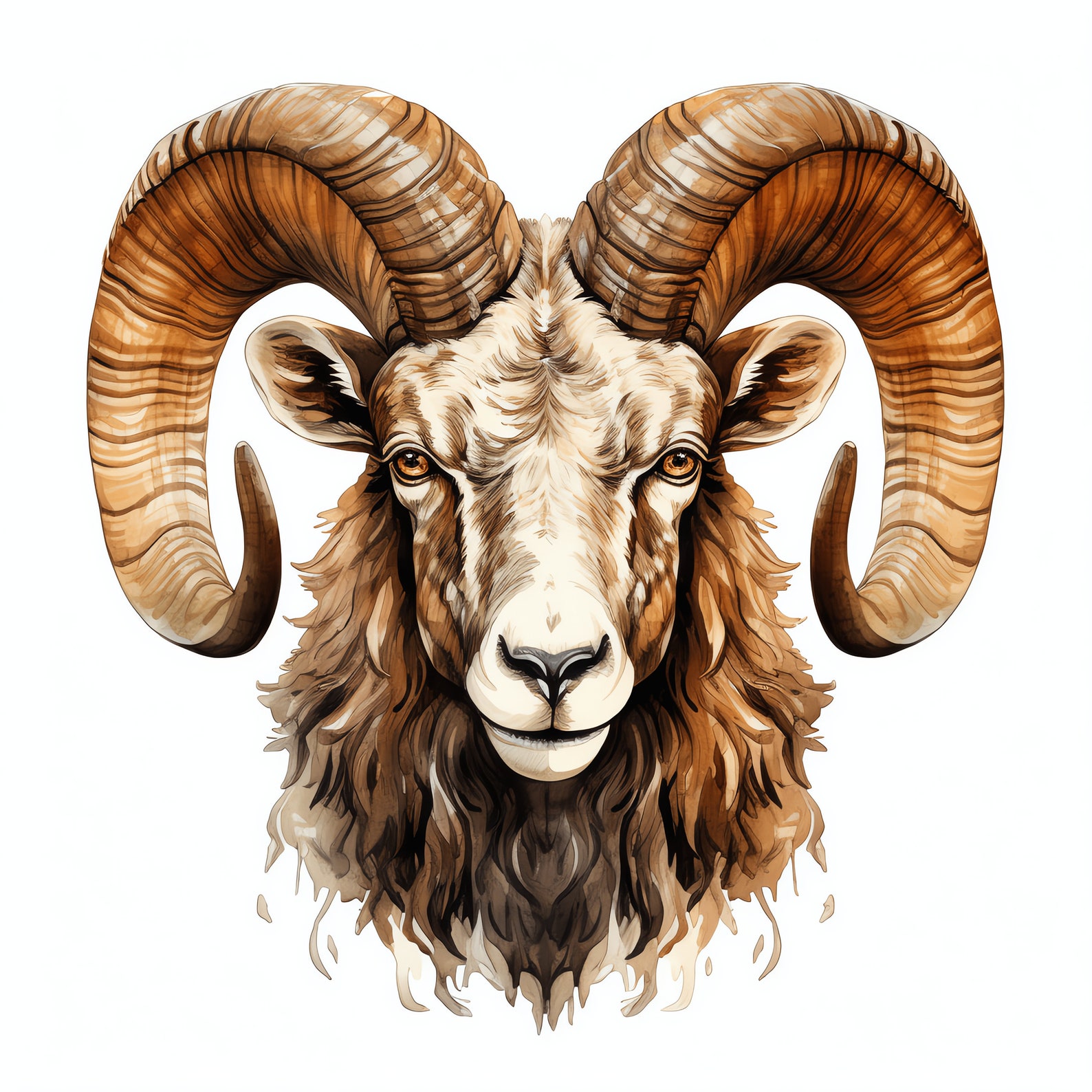 Ram Head PNG Clipart Bundle - 45 High Quality PNG - Instant Download ...