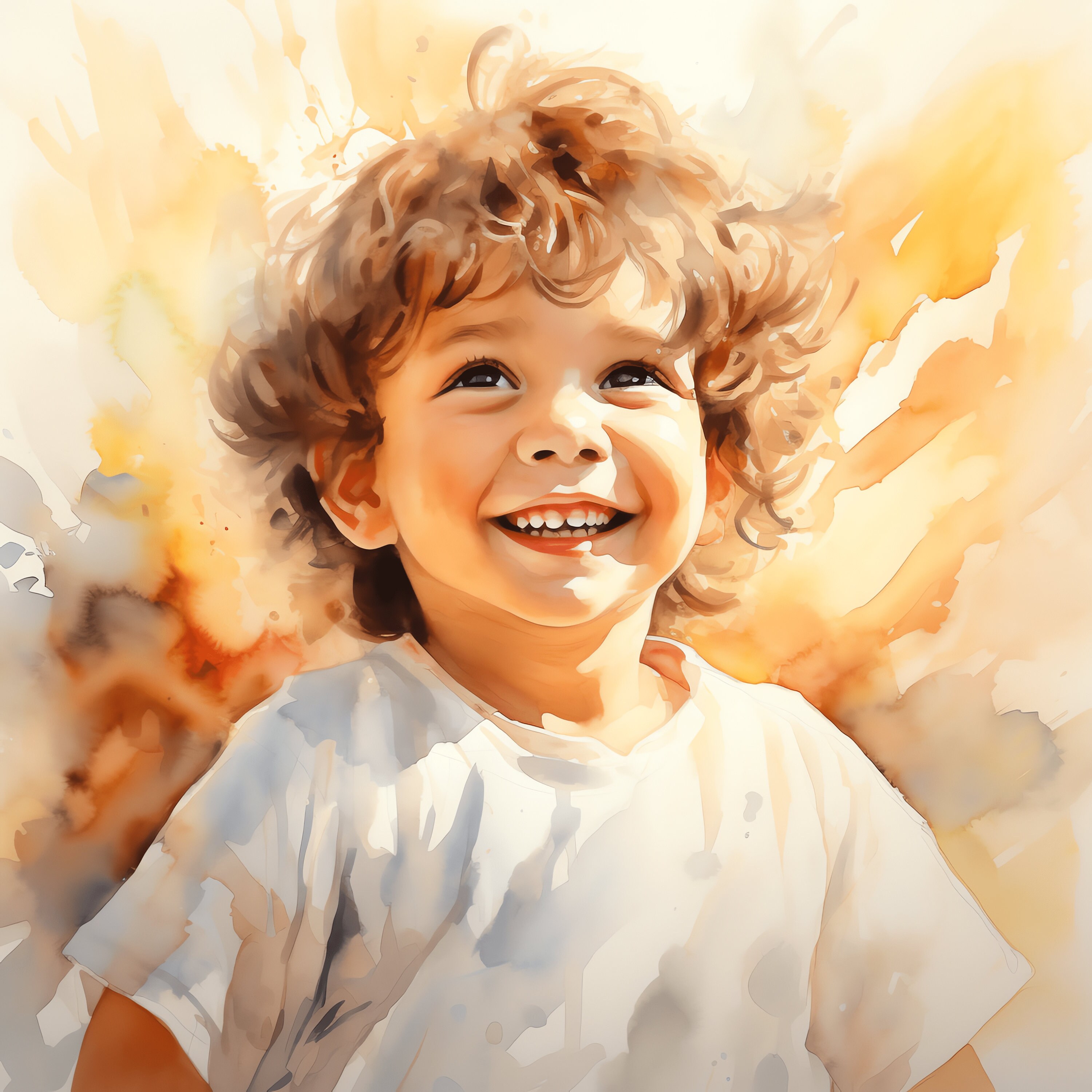 Child Angel Watercolor PNG Clipart 40 High Quality PNG Instant Download ...