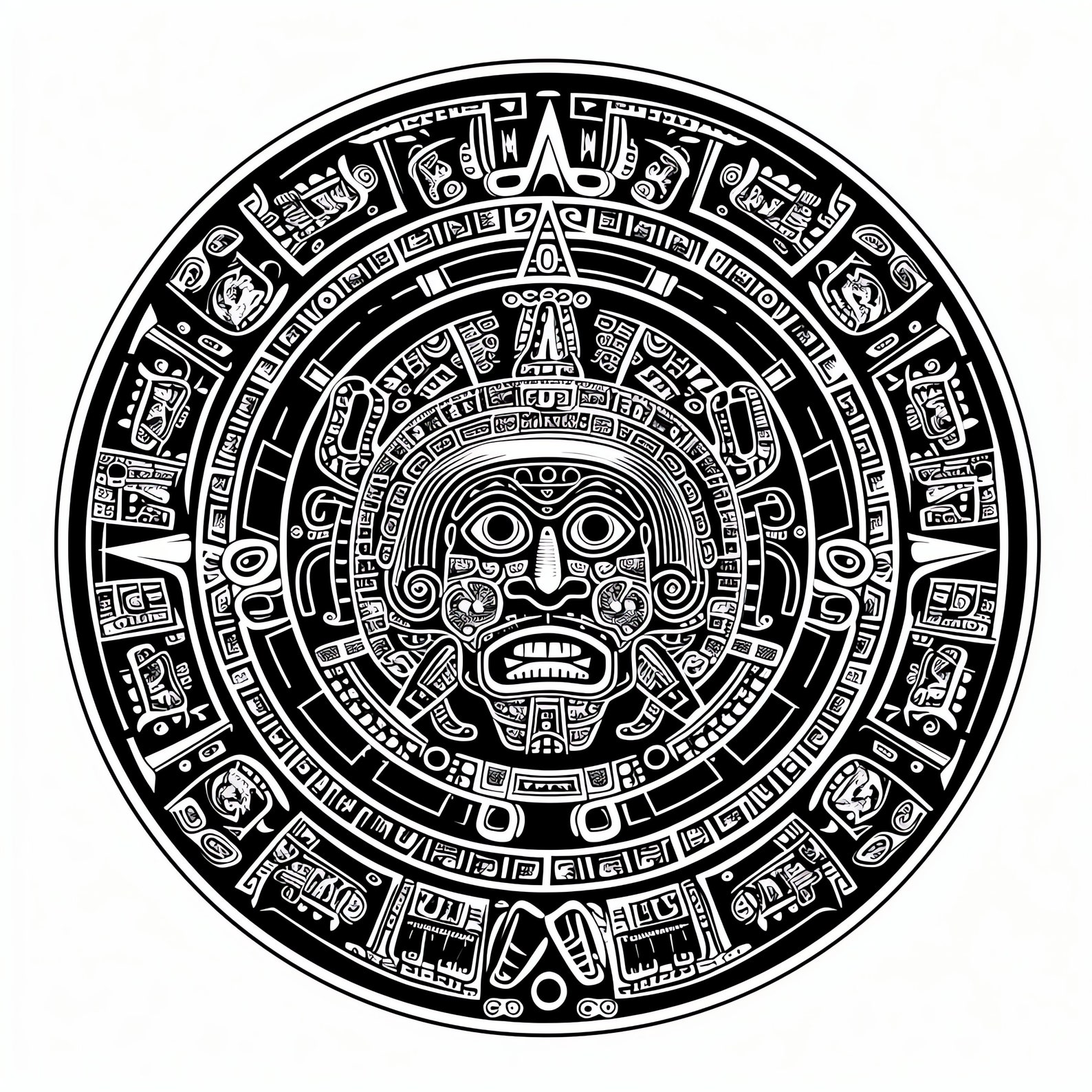 Mayan Mandala PNG Clipart Bundle - 50 High Quality PNG - Instant ...