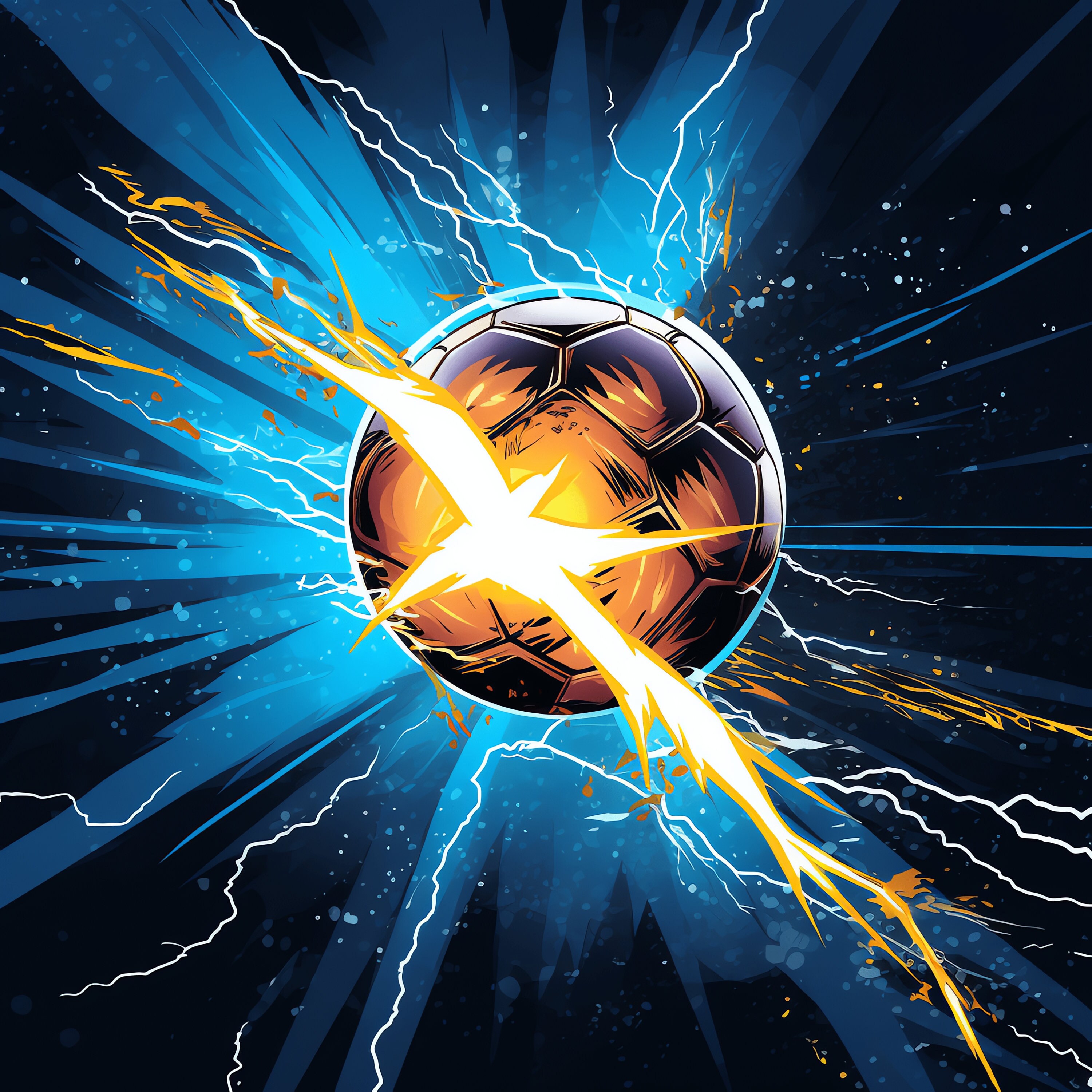 Soccer Lightning Bolt PNG Clipart 45 High Quality PNG Instant Download ...