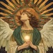 Pre-raphaelite Archangel With Light Orb PNG Clipart Bundle 43 High ...