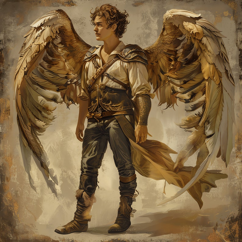 Fallen Angel PNG Clipart Bundle multiple Styles 44 High Quality PNG ...