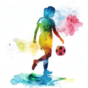 Soccer Girls PNG Clipart Bundle - 45 High Quality PNG - Instant ...
