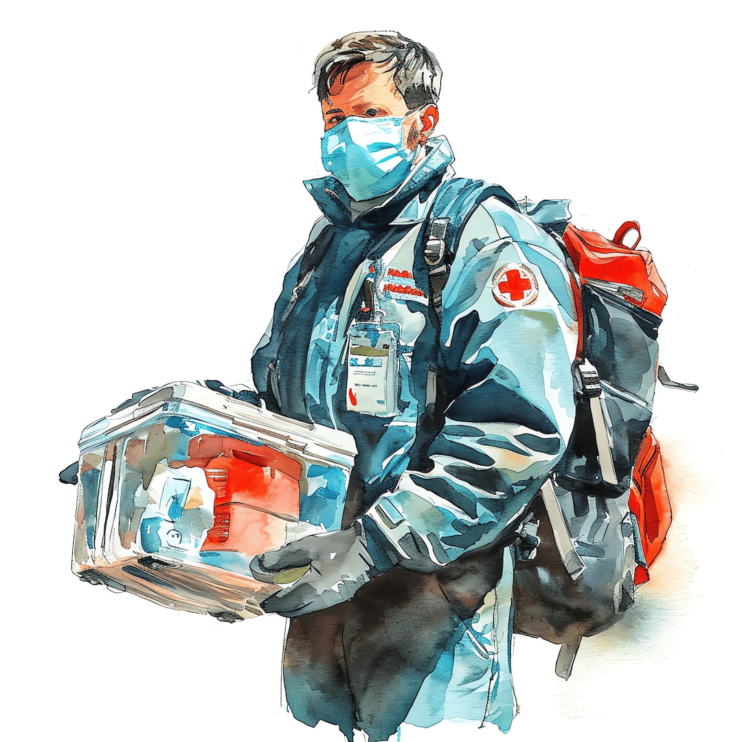 Paramedic PNG Clipart Bundle - 47 High Quality PNG - Instant Download ...