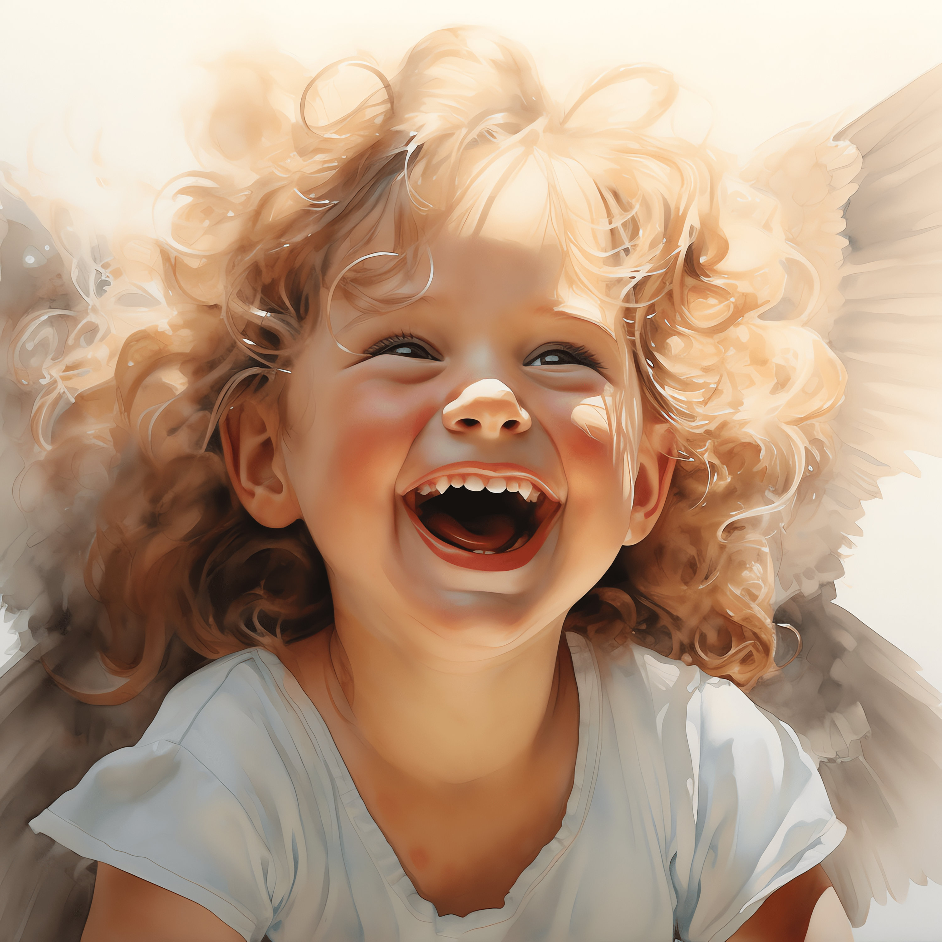 Child Angel Watercolor PNG Clipart 40 High Quality PNG Instant Download ...