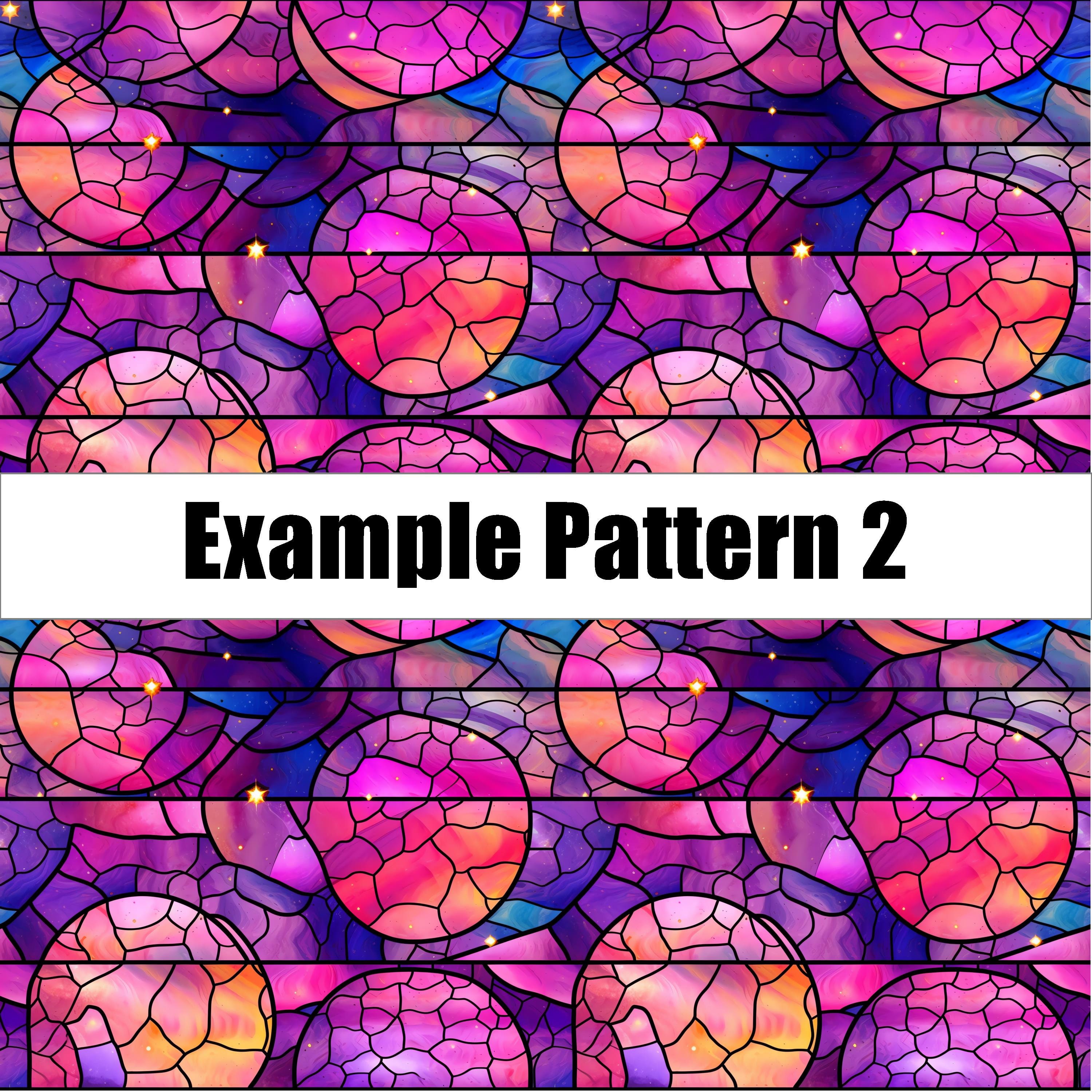 28 Celestial Stained Glass Seamless Patterns - Digital Paper Pack for ...