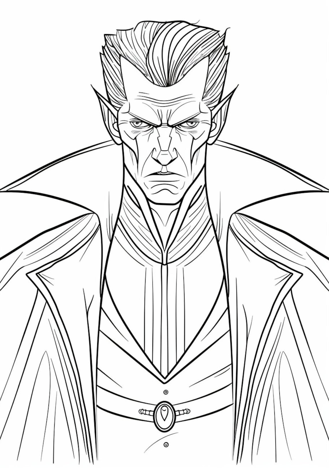 Vampire Coloring Pages PDF Bundle - 47 High Quality Images - Instant ...