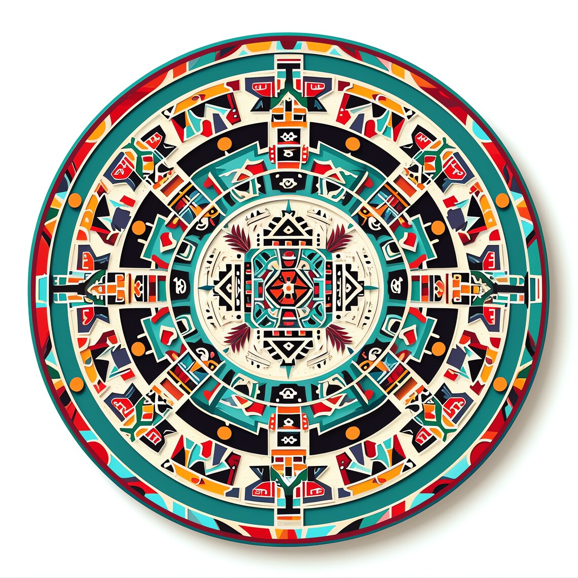 Navajo Sand Mandala PNG Bundle 51 Style High Quality PNG Instant ...