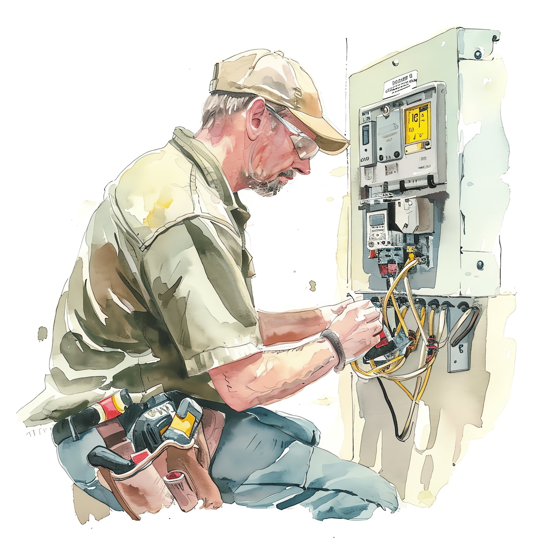 Electrician PNG Clipart Bundle - 47 High Quality PNG - Instant Download ...