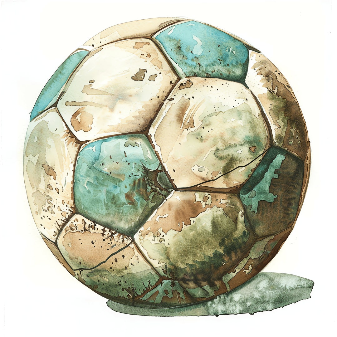 Distressed Soccer Ball PNG Clipart Bundle 51 High Quality PNG Instant ...