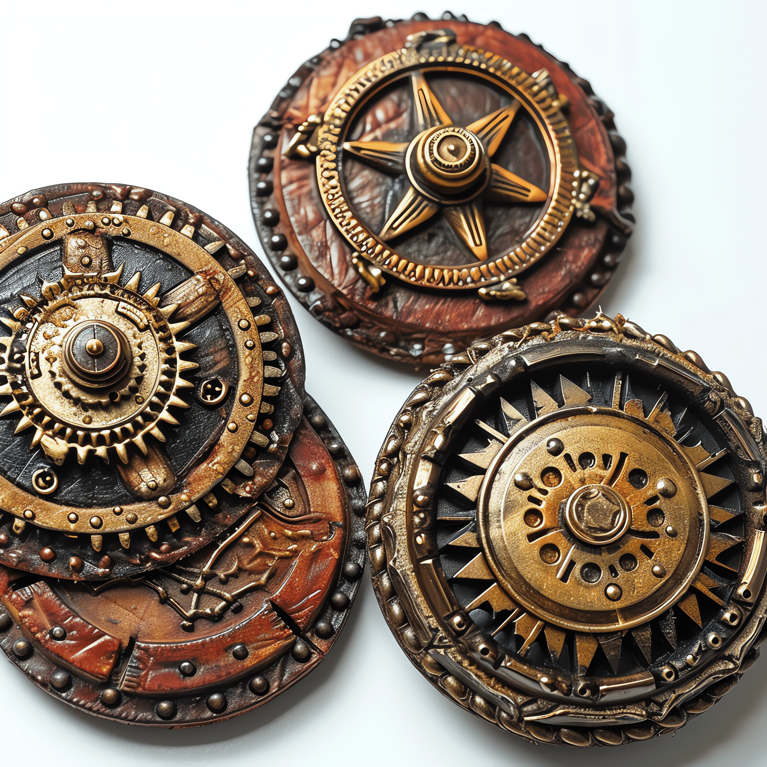 Steampunk Badges Photos PNG Clipart Bundle 51 High Quality PNG Instant ...