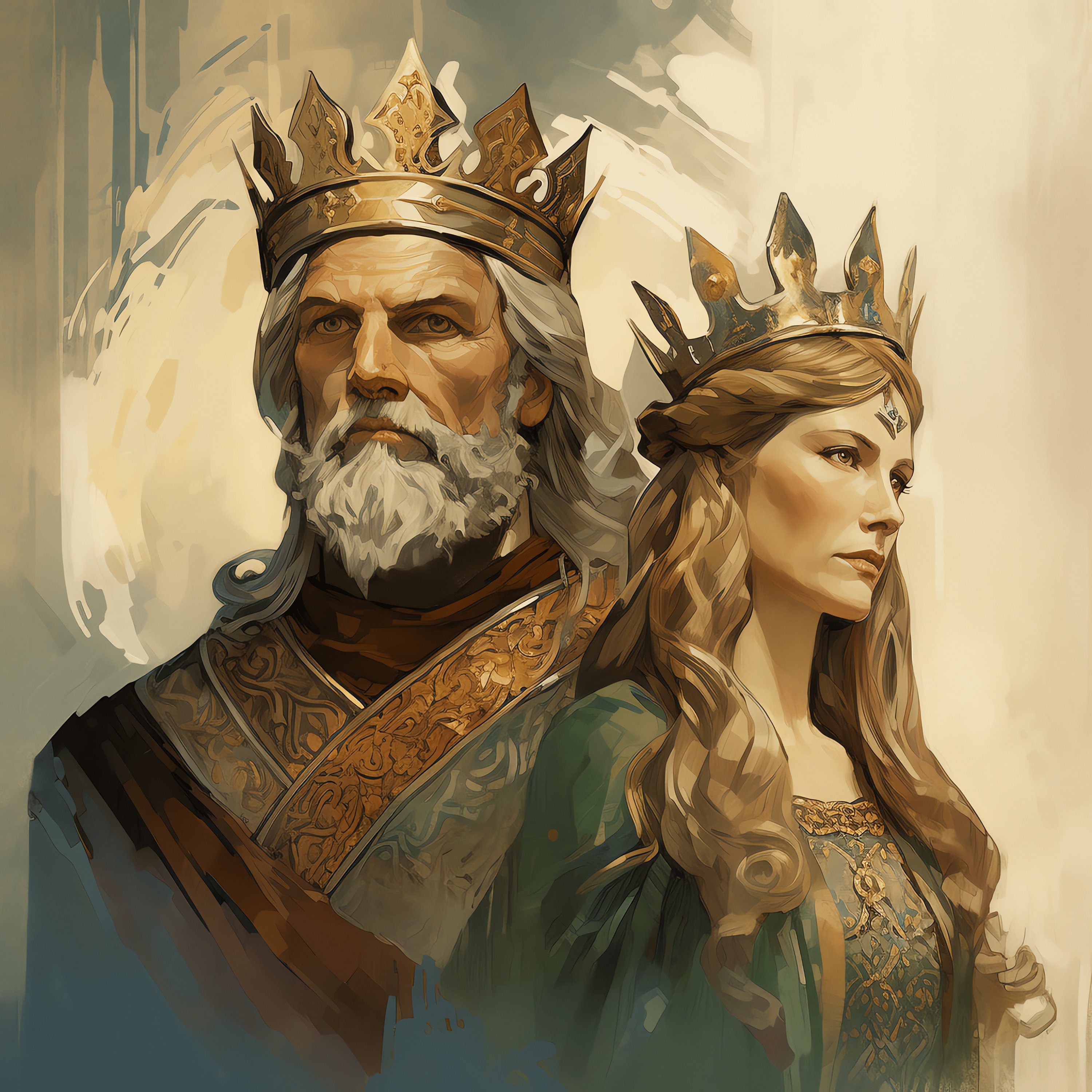 Celtic King and Queen PNG Clipart - 45 High Quality PNG - Instant ...