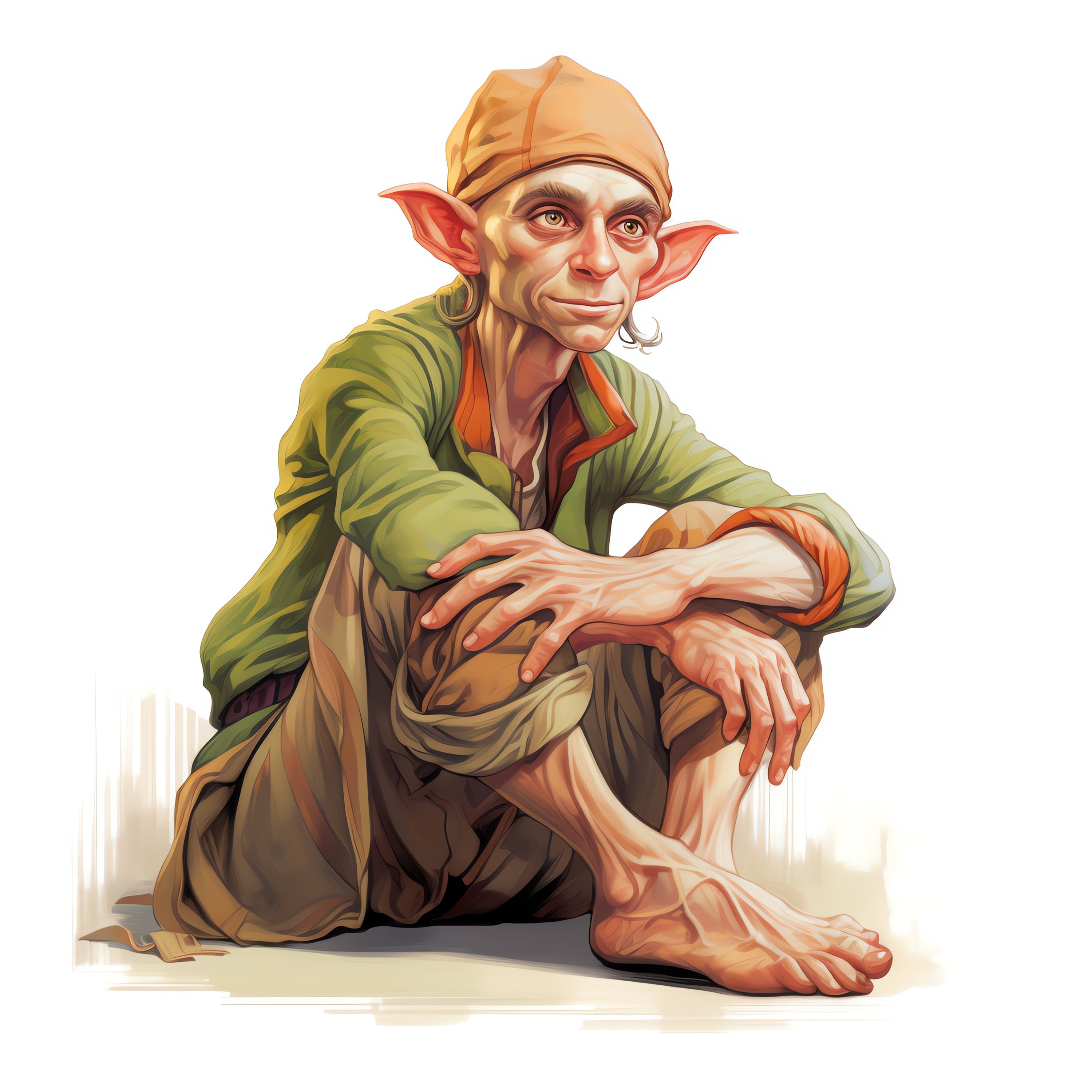 Sitting Elf Clipart 30 High Quality Jpgs Digital Download Card Making ...