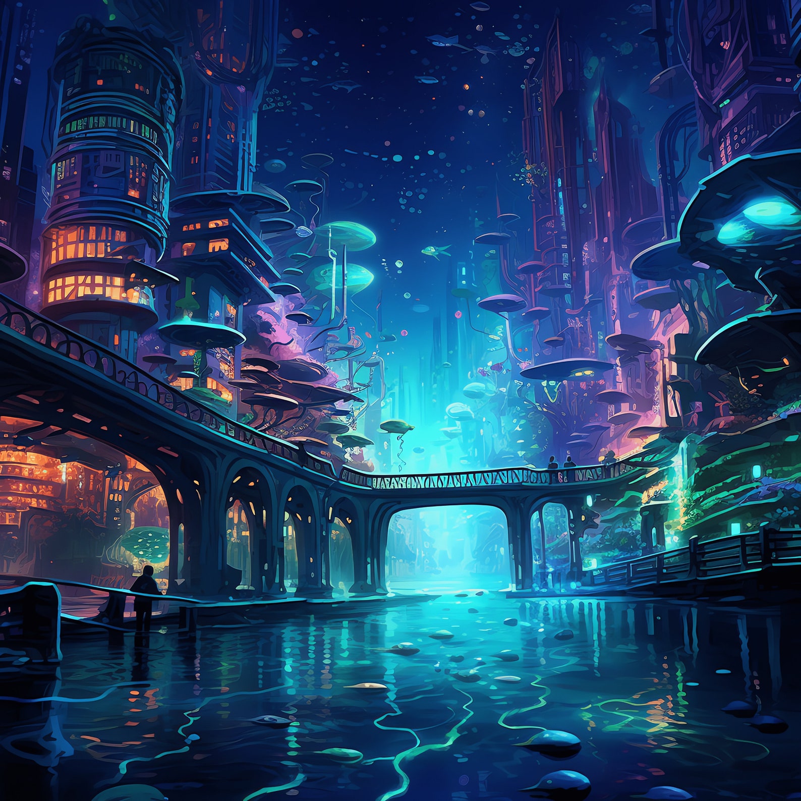 Neon Abyss PNG Clipart Bundle 50 High Quality PNG Instant Download ...