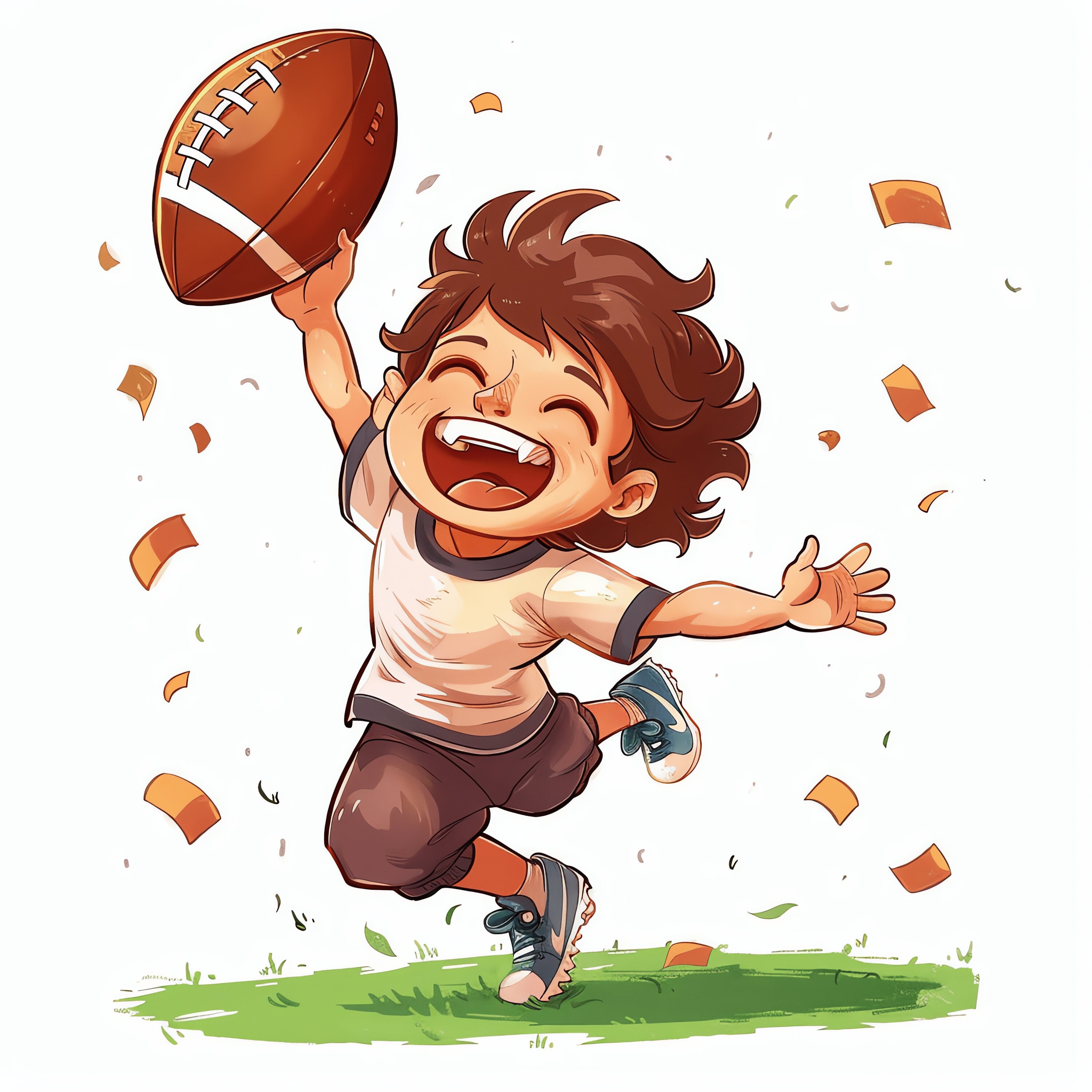 American Football Cute Kid PNG Clipart Bundle 37 High Quality PNG ...