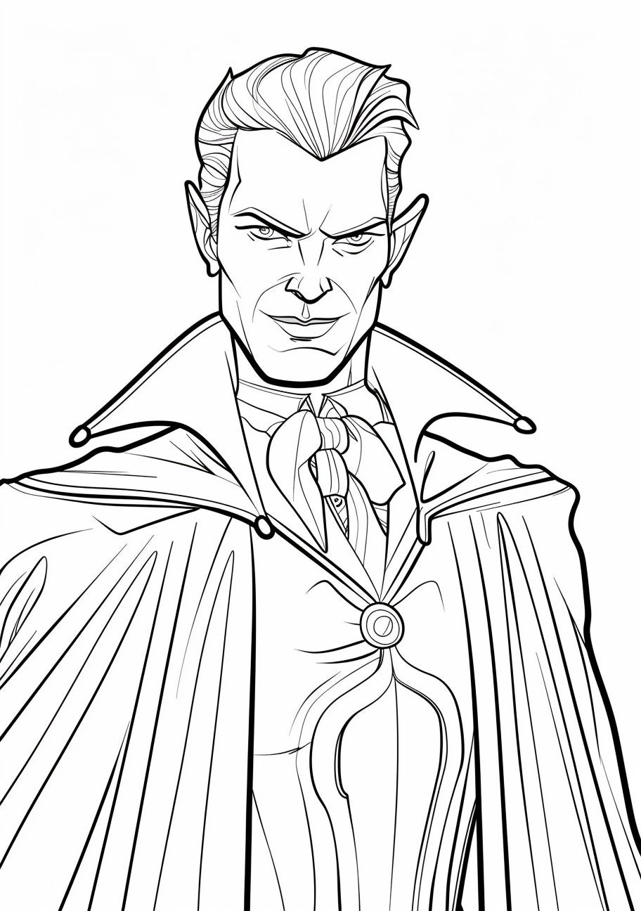 Vampire Coloring Pages PDF Bundle 47 High Quality Images Instant ...