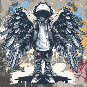 Urban Angel PNG Clipart Bundle - 47 High Quality PNG - Instant Download ...