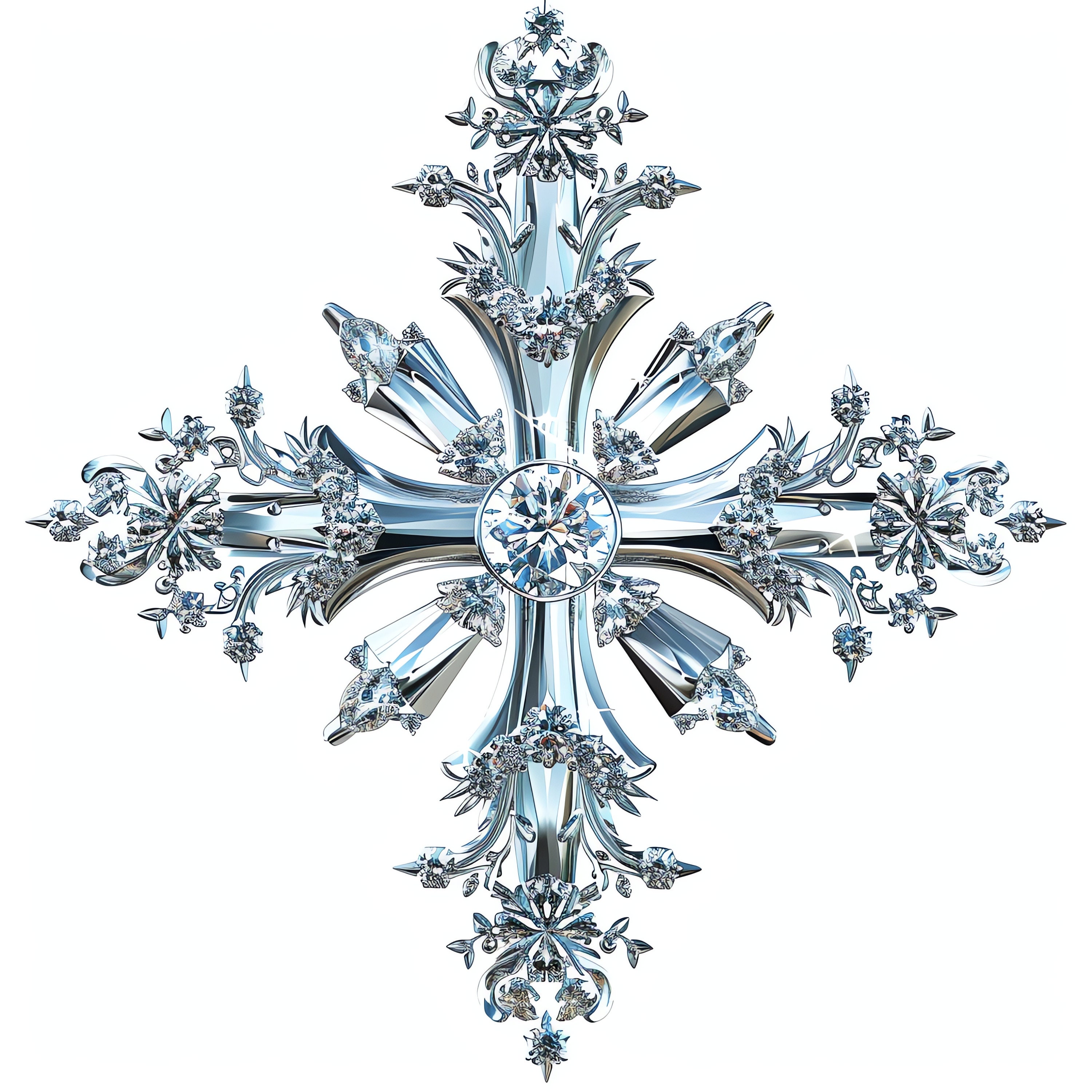 Radiating Cross PNG Clipart Bundle - 50 High Quality PNG - Instant ...