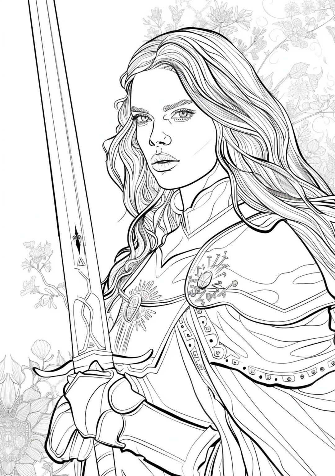 Princess Coloring Pages PDF Bundle 47 High Quality Images Instant ...