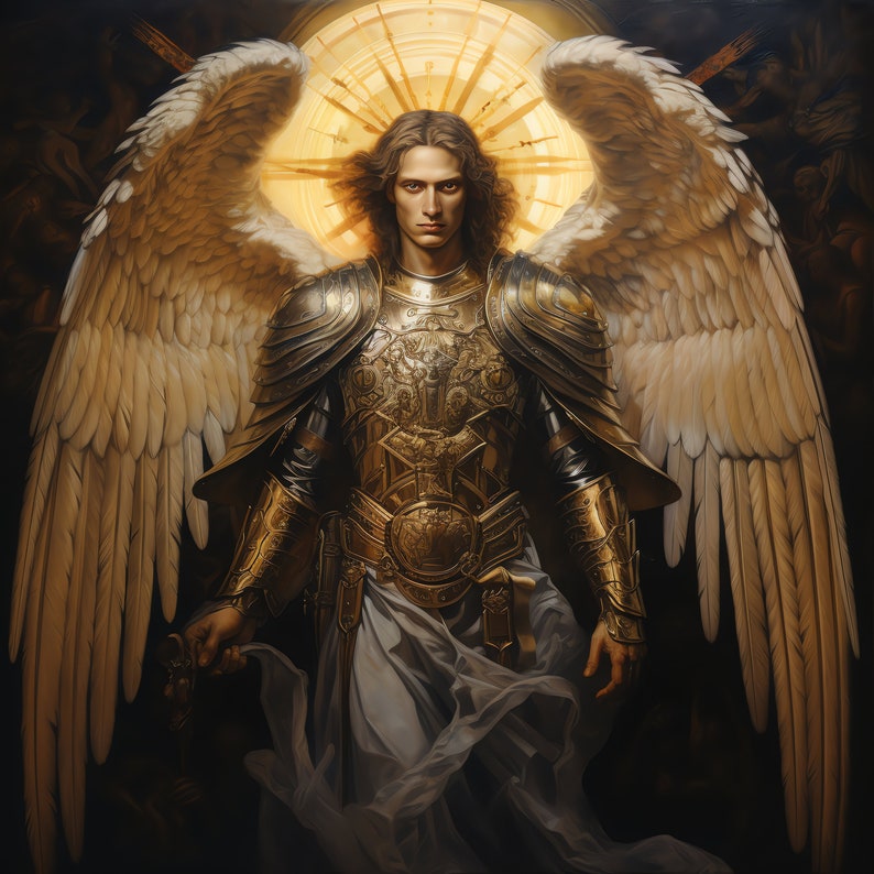 Archangel in Armor Clipart - 45 High Quality Jpgs - Digital Download ...