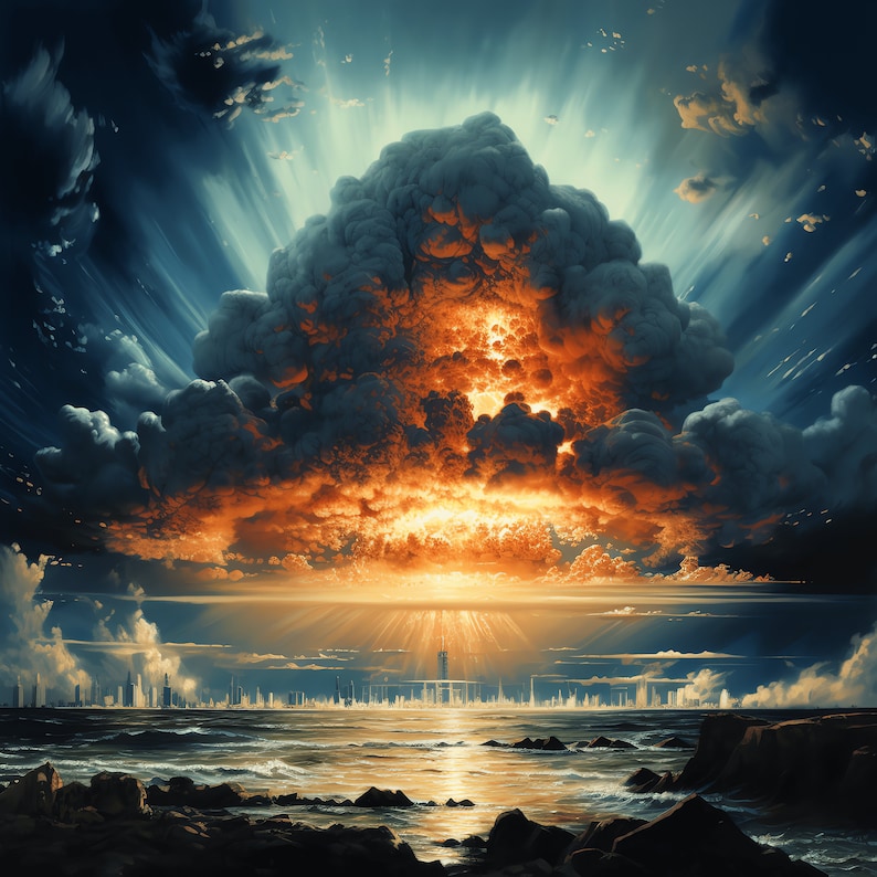 Nuke PNG Clipart 45 High Quality PNG Instant Download Card Making ...