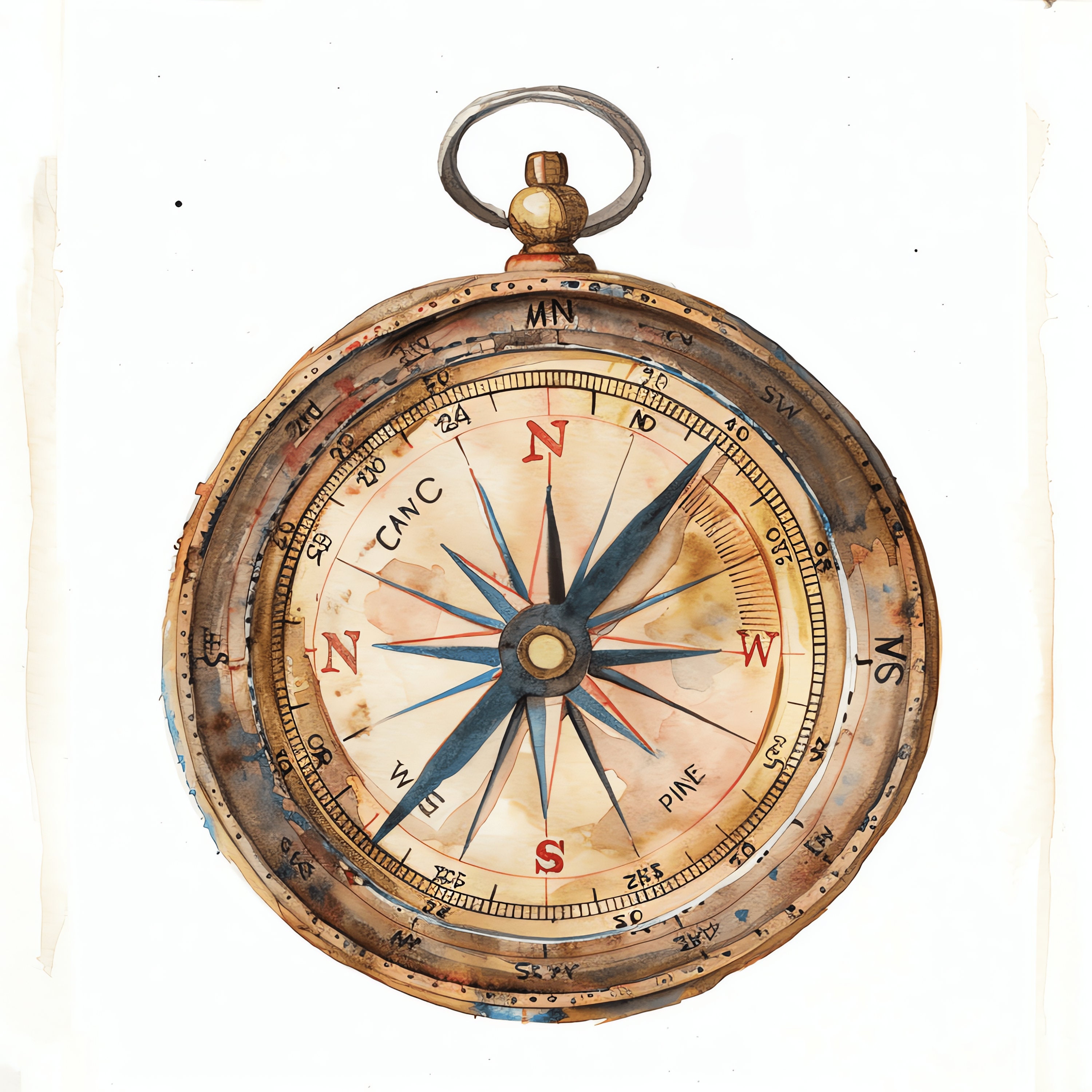 Fantasy Compass PNG Clipart Bundle 51 High Quality PNG Instant Download ...