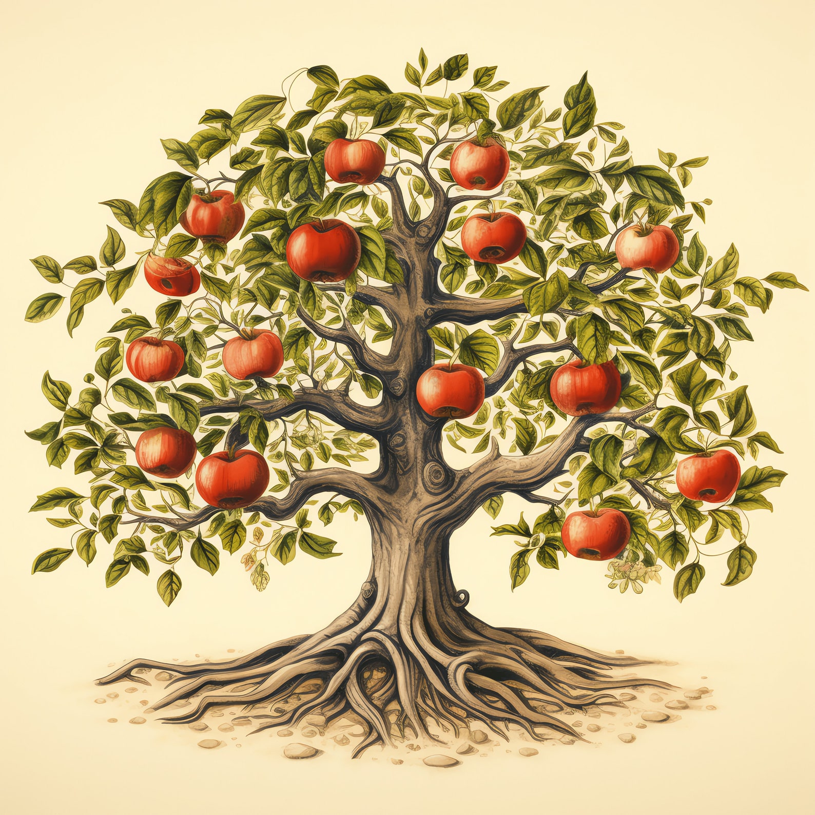 Renaissance Tree With Roots PNG Clipart Bundle - 45 High Quality PNG ...