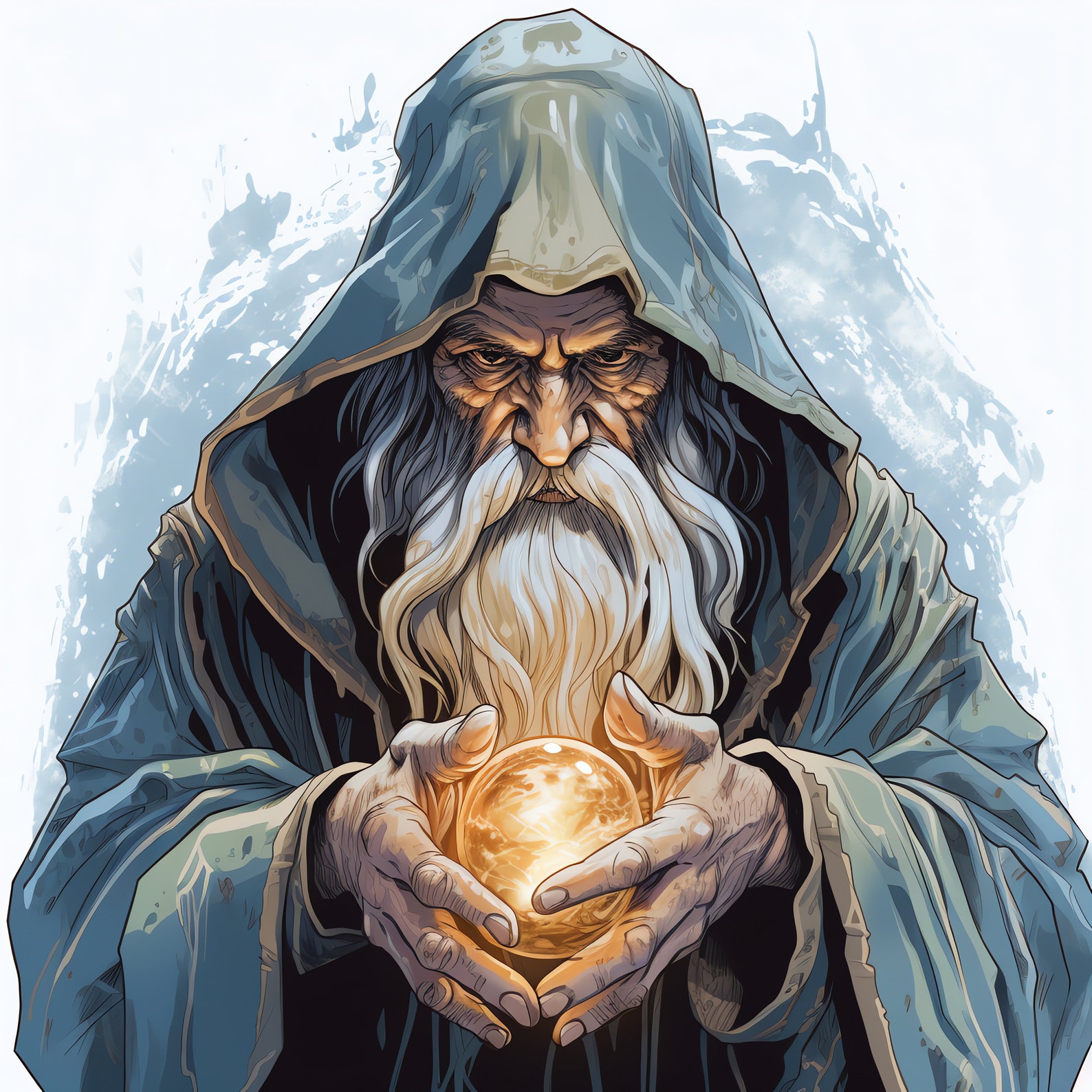 Wicked Wizard Clipart - 40 High Quality Jpgs - Digital Download - Card ...