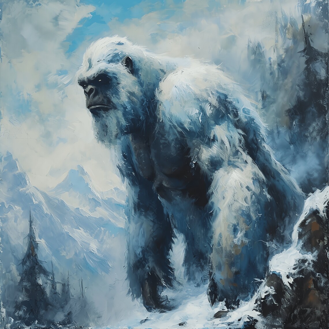 Abominable Snowman Yeti PNG Clipart Bundle 44 High Quality PNG Instant ...