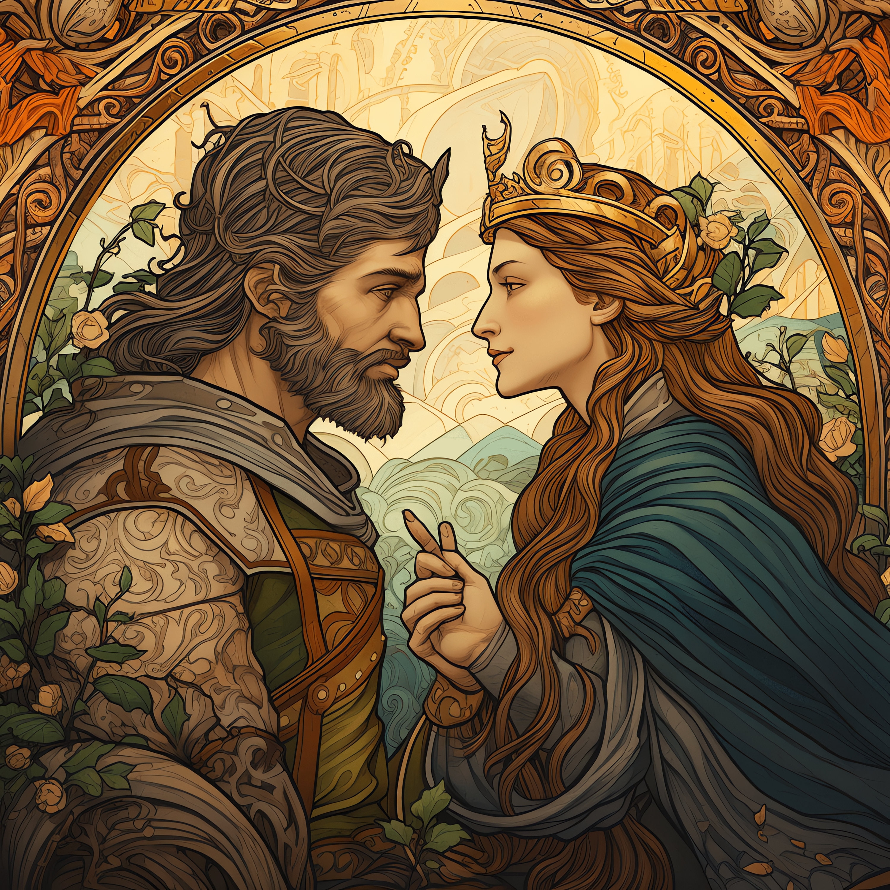 Celtic King and Queen PNG Clipart - 45 High Quality PNG - Instant ...