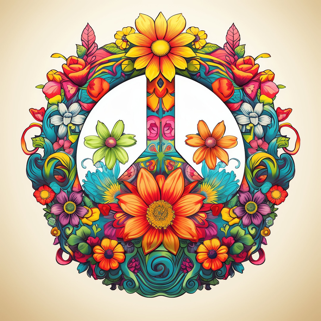Peace and Love PNG Clipart - 35 High Quality PNG - Instant Download ...