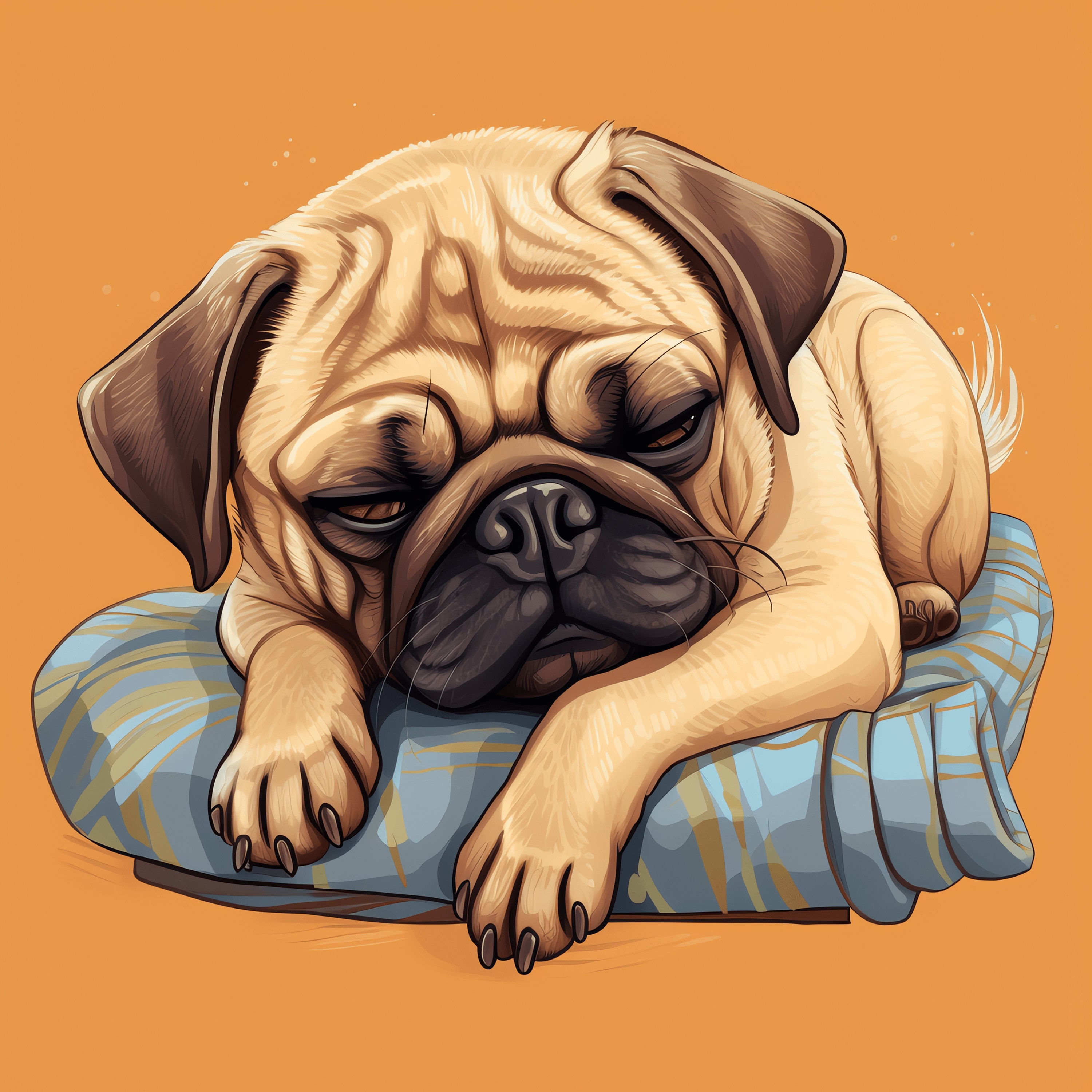 Mops Pug PNG Clipart 30 High Quality PNG Instant Download Card Making ...