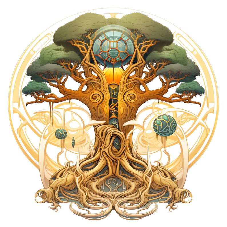 Tree of Life Mega Pack Clipart - 200 High Quality Jpgs - Digital ...