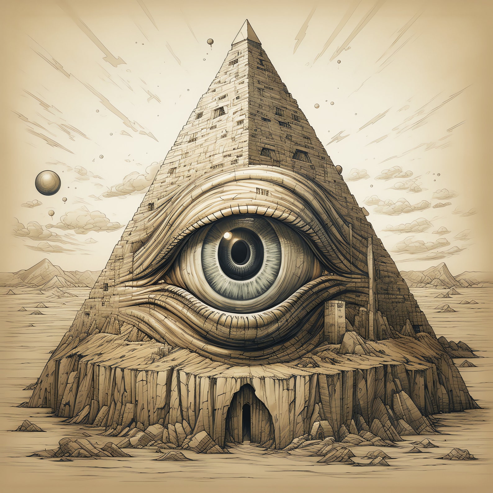 Pyramid With Eye PNG Clipart - 45 High Quality PNG - Instant Download ...