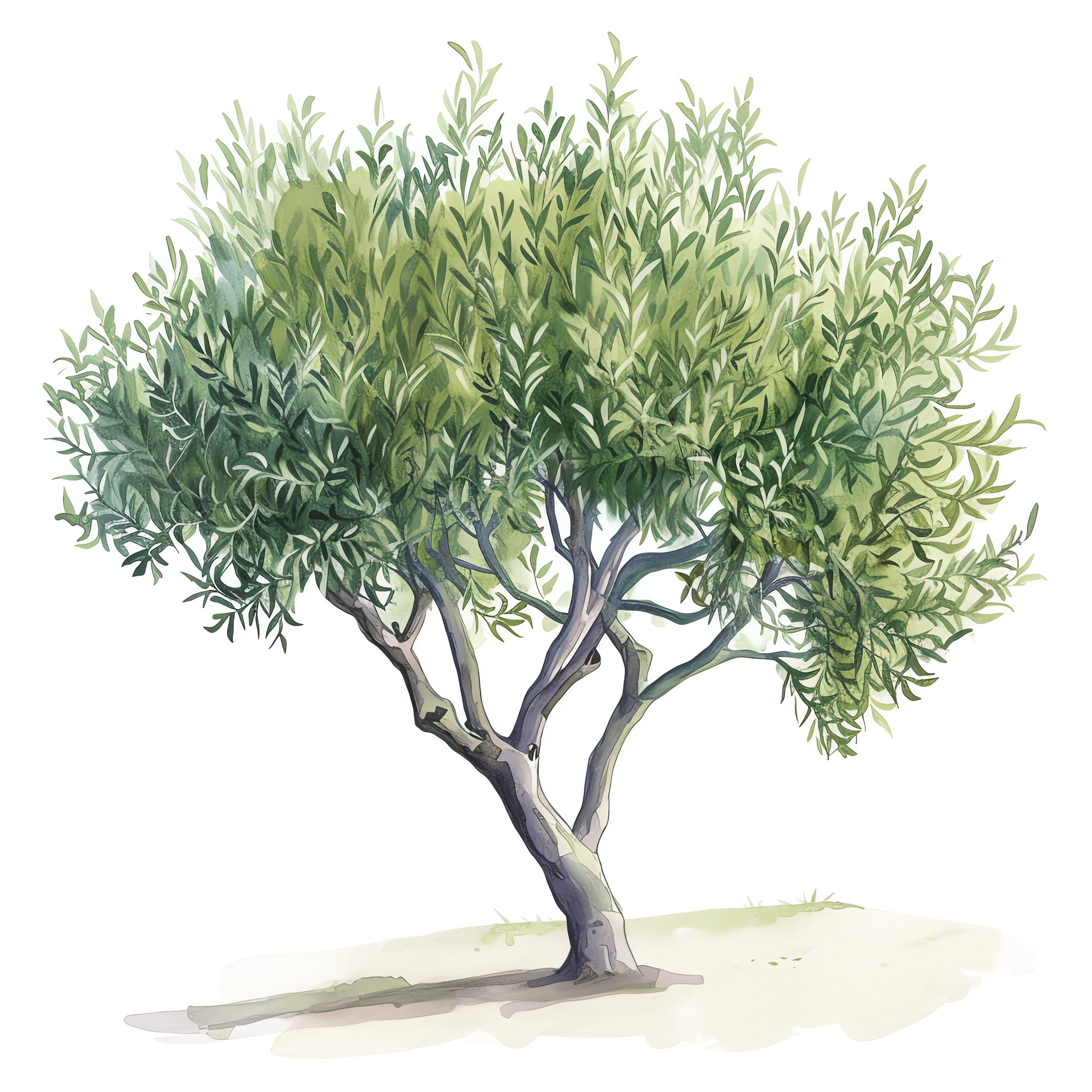 Watercolor Pepper Tree PNG Bundle 50 High Quality PNG Instant Download ...