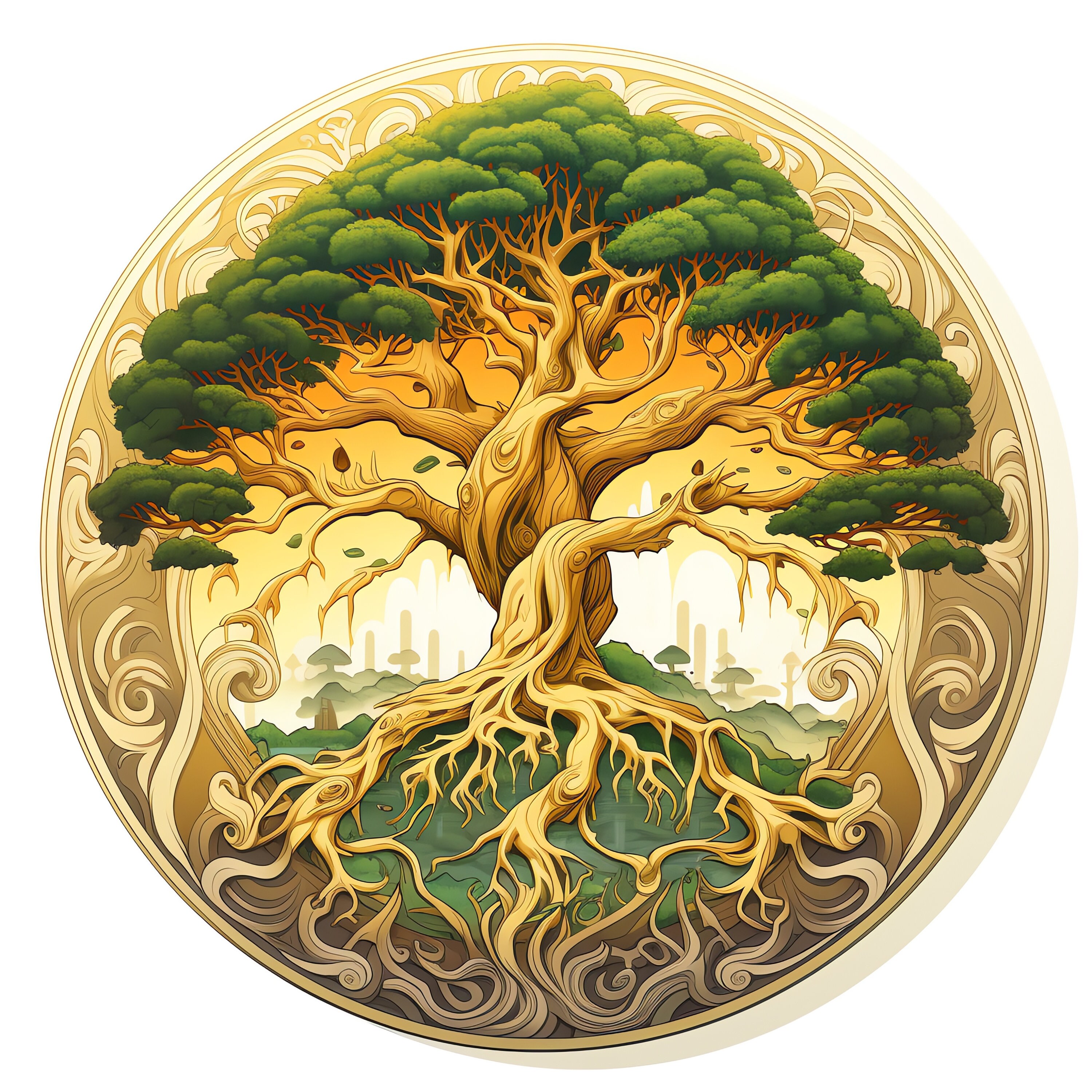 Tree of Life Mega Pack Clipart - 200 High Quality Jpgs - Digital ...