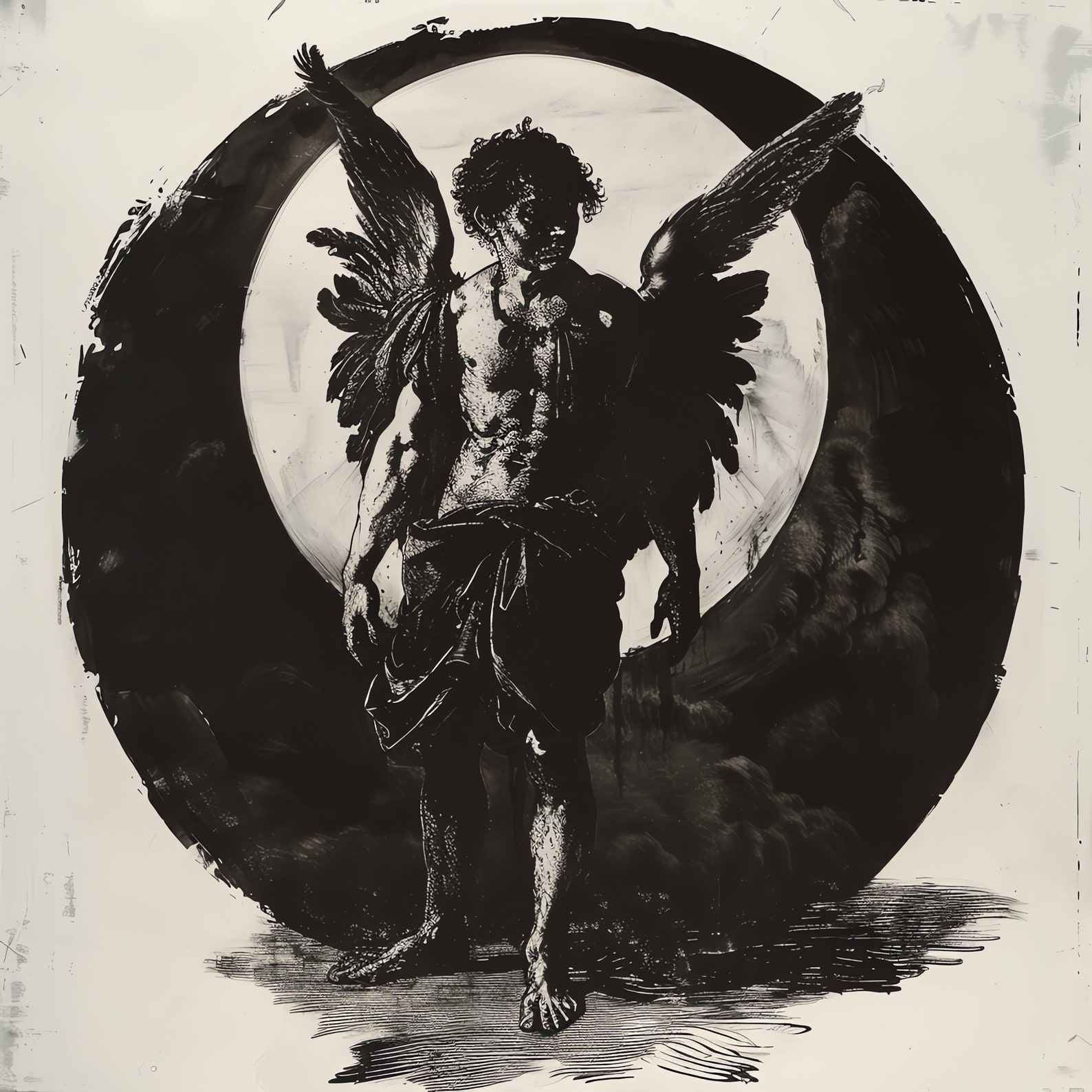 Fallen Angel PNG Clipart Bundle (multiple Styles) - 44 High Quality PNG ...