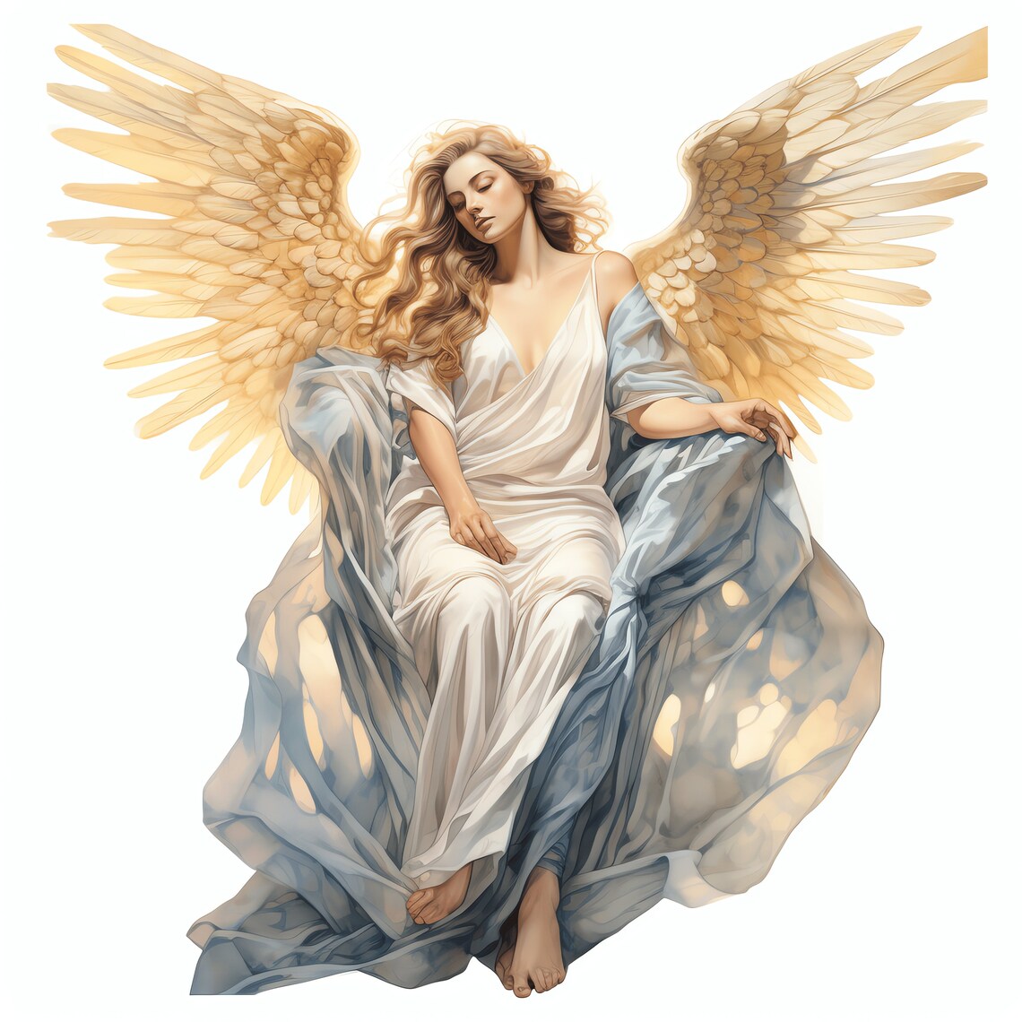 Renaissance Angels Neutral Background PNG Bundle 45 High Quality PNG ...