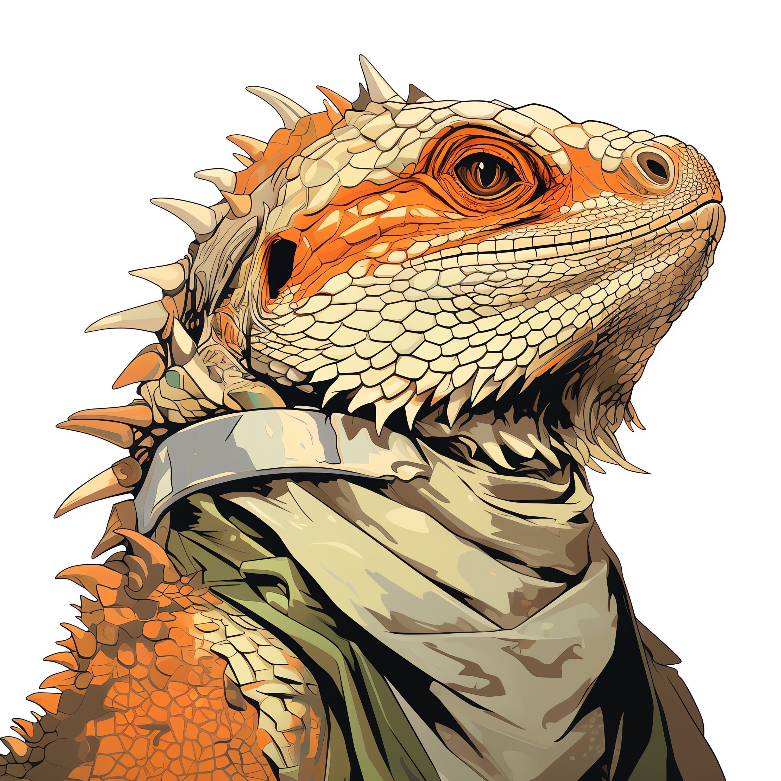 Bearded Dragon Clipart 35 High Quality Jpgs Digital Download Card ...