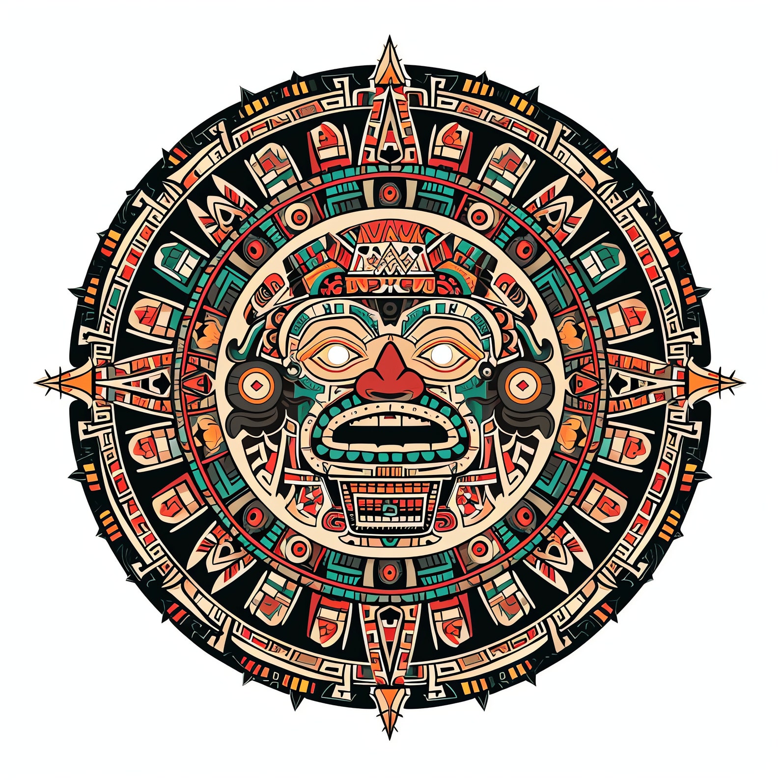 Mayan Mandala PNG Clipart Bundle 50 High Quality PNG Instant Download ...